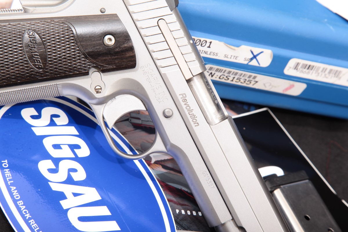 Sig Sauer Gsr Revolution 1911, Stainless 5" Sa Single Action Semi ...