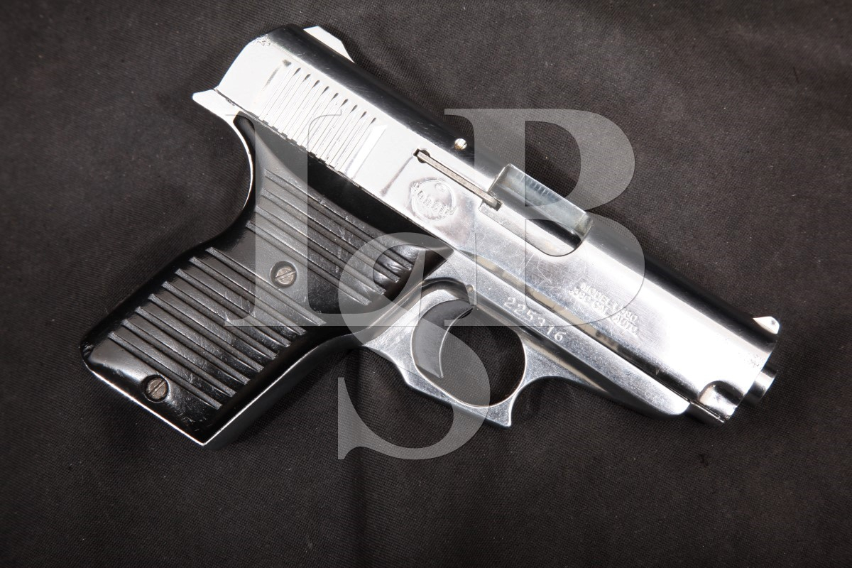 Lorcin Model L-380, 3 1/2" Barrel, Chrome Finish Semi Automatic Pistol ...