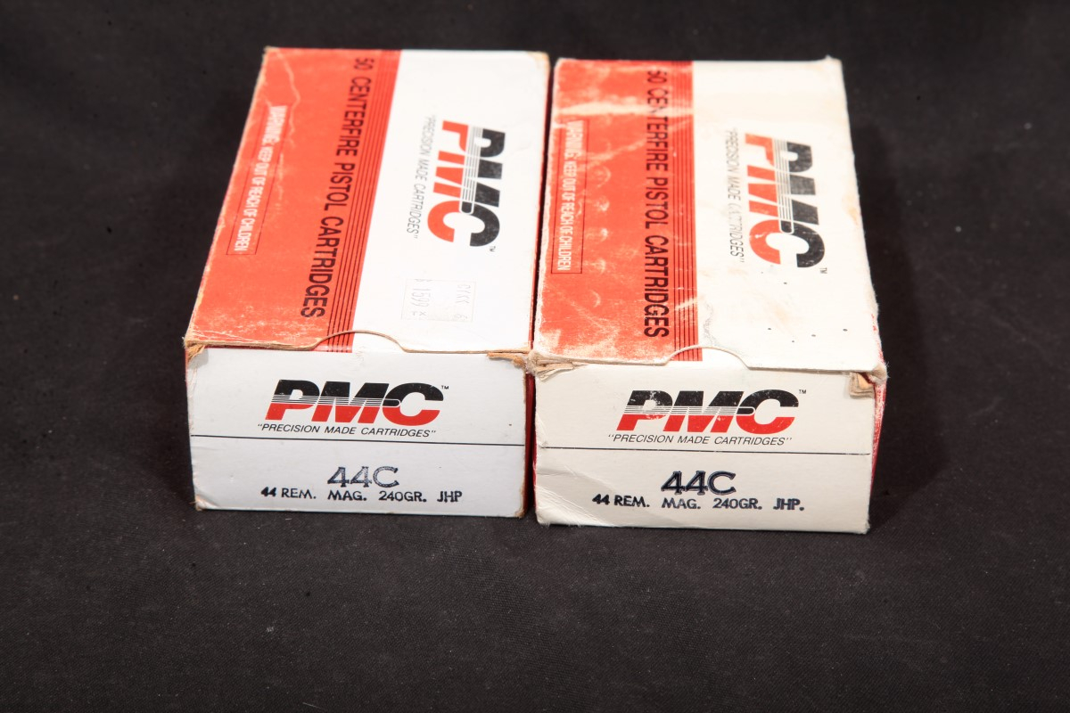 100x .44 Remington Magnum Pmc Ammunition 240 Grain Jhp Bullets .44 Rem ...