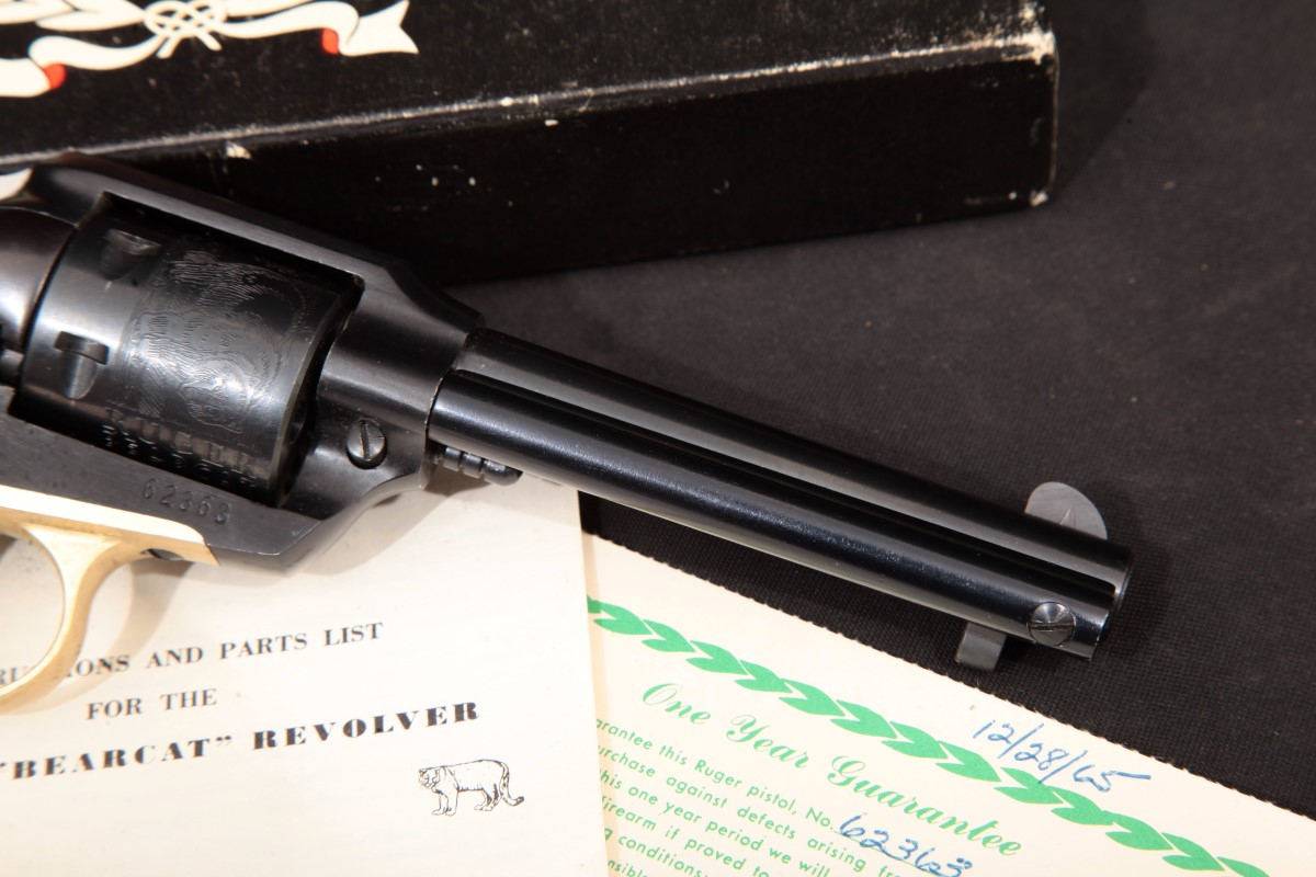 Sturm, Ruger & Co. Old Model Bearcat, Blue, Black & Brass 4" 6-Shot ...