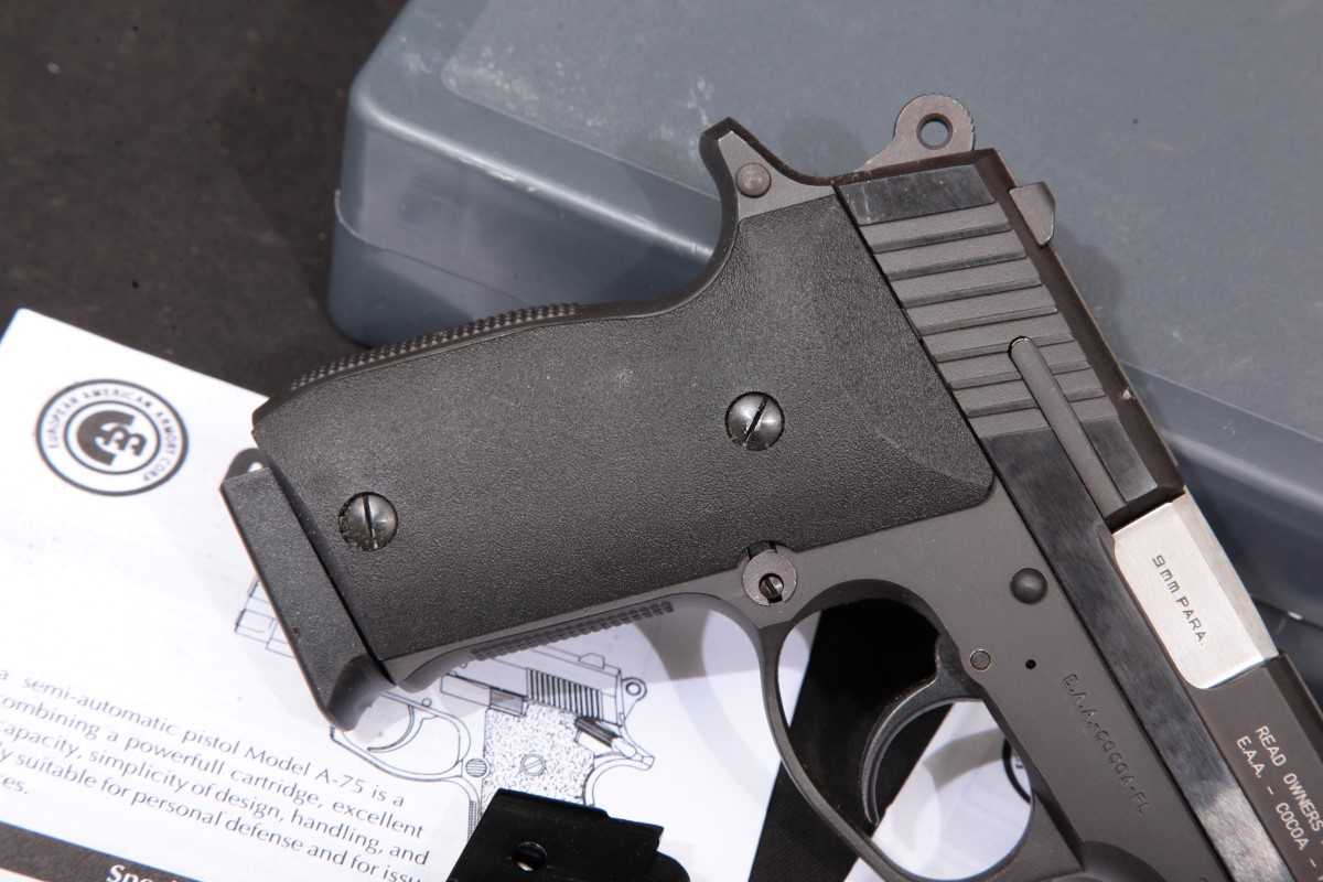 Astra-Unceta Model A-75, Blue 3 1/2" Single Double Action Sa Da Detachable Magazine Fed Pistol ...