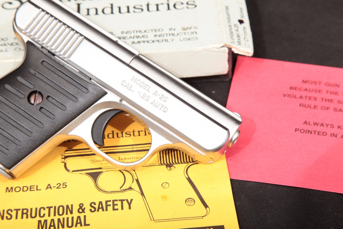 Sundance Industries Model A-25 A25, Satin Nickel 2 1/2" Semi Automatic ...