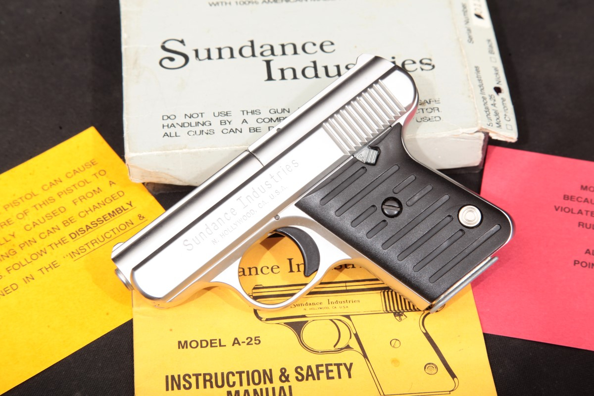 Sundance Industries Model A-25 A25, Satin Nickel 2 1/2" Semi Automatic ...