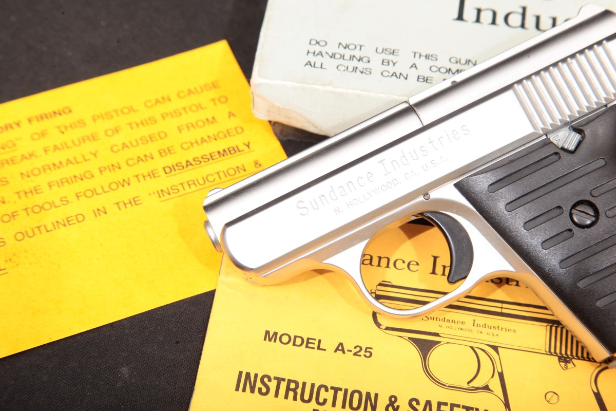 Sundance Industries Model A-25 A25, Satin Nickel 2 1/2" Semi Automatic ...