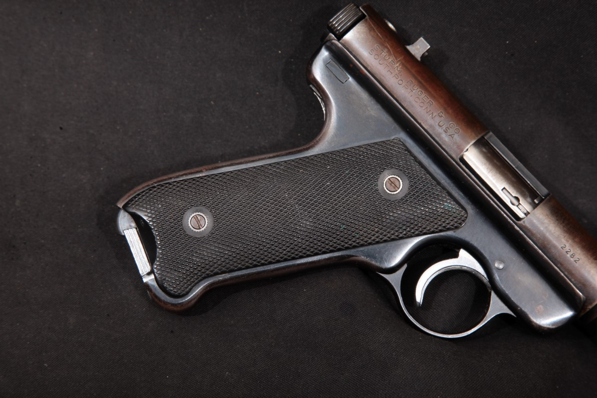 Sturm, Ruger & Co. Early Red Eagle Standard Model Mki Mark 1, Blue 4 7/ ...