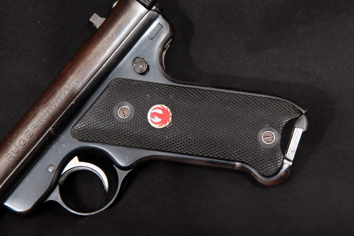 Sturm, Ruger & Co. Early Red Eagle Standard Model Mki Mark 1, Blue 4 7/ ...