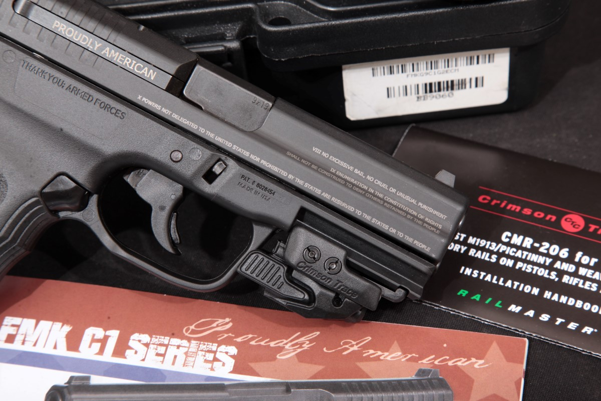 Fmk Firearms Model 9c1 Gen2 G2 9c1g2 Bill Of Rights, Black 3.87" Dao Striker-Fired Semi ...