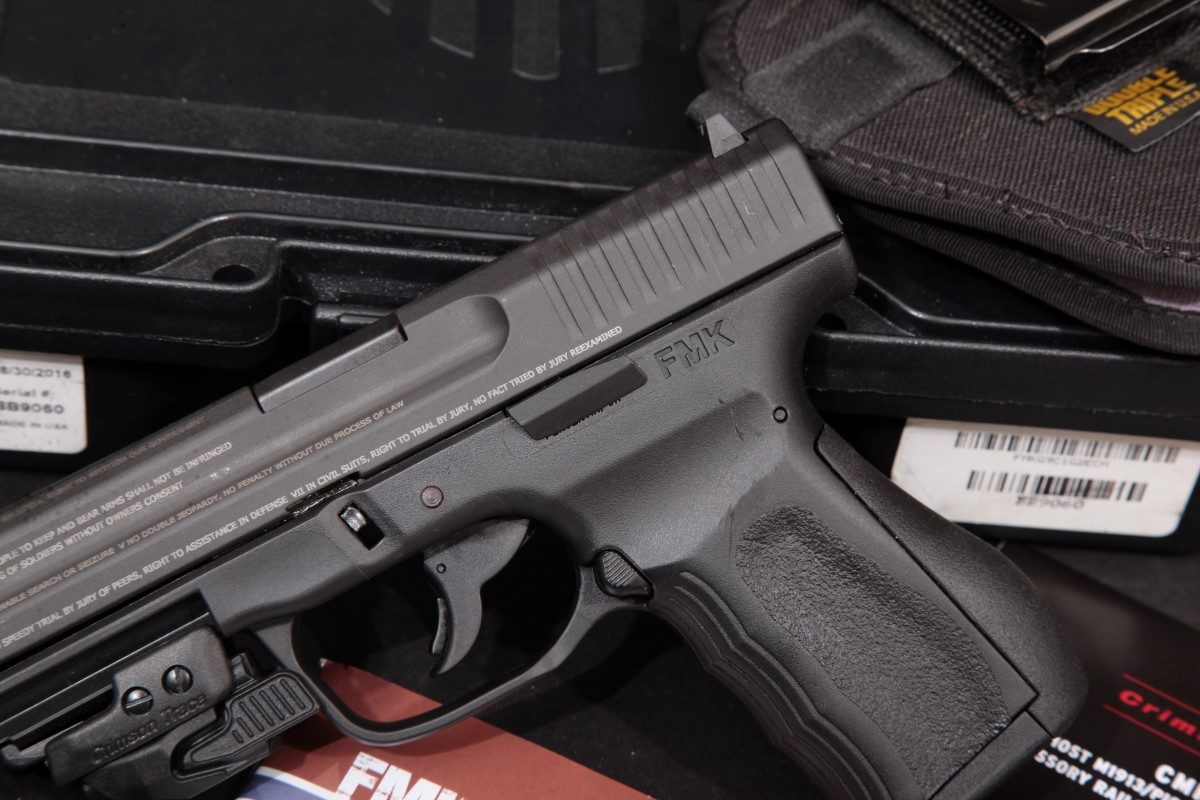 Fmk Firearms Model 9c1 Gen2 G2 9c1g2 Bill Of Rights, Black 3.87" Dao Striker-Fired Semi ...