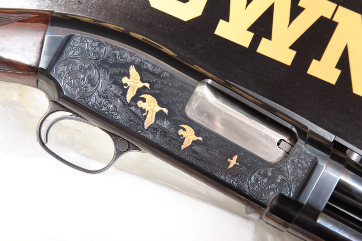 Browning Model 12 & 42 Grade V Matching Serial Numbers Three Gun Set ...