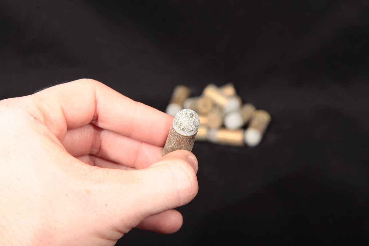 12x .455 Vintage Webley Ammunition Unknown Brand Lead Rn Bullet .455 ...