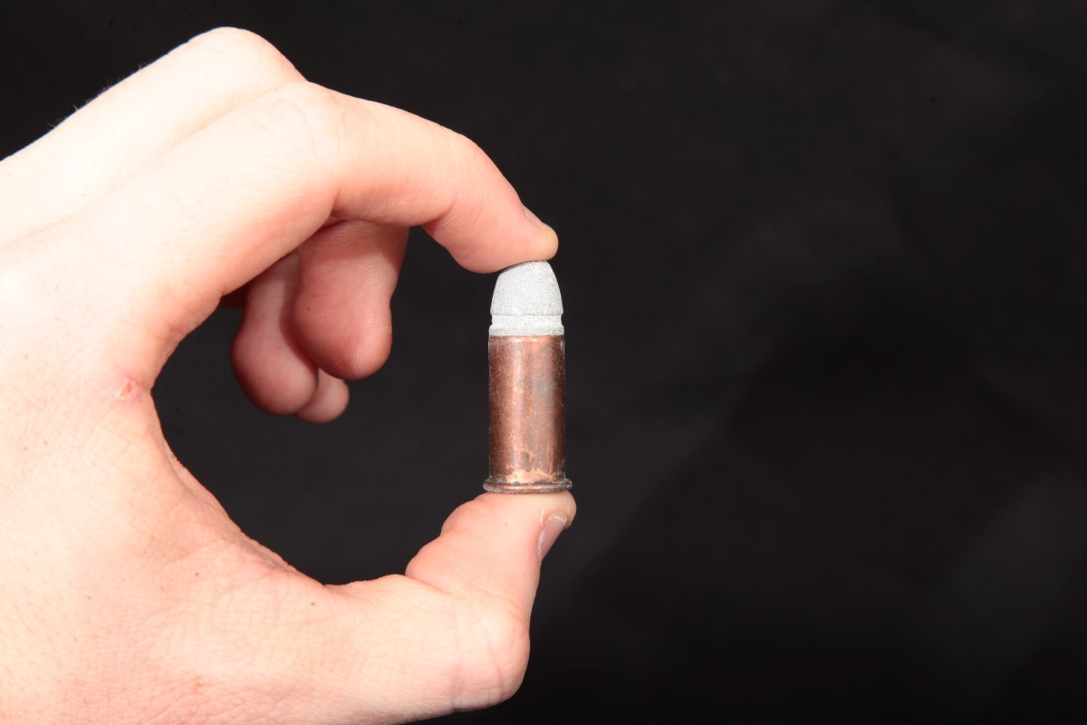 Pictures: 1x .44 Henry Vintage Ammunition Lead Flat Nose Bullet Rim ...