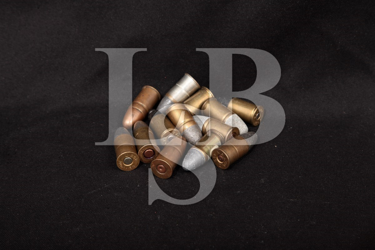 13x .455 Webley Mixed Brands Vintage Ammunition Mixed Jrn & Lead Rn ...