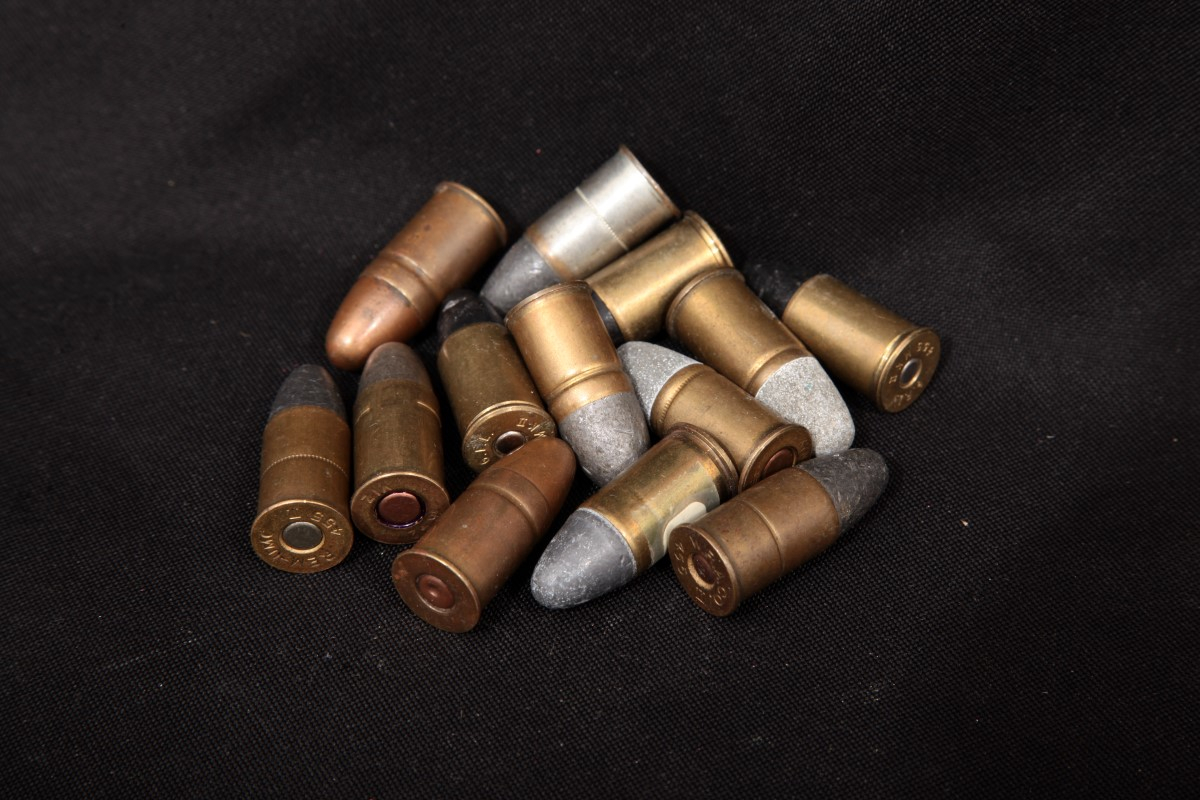 13x .455 Webley Mixed Brands Vintage Ammunition Mixed Jrn & Lead Rn ...