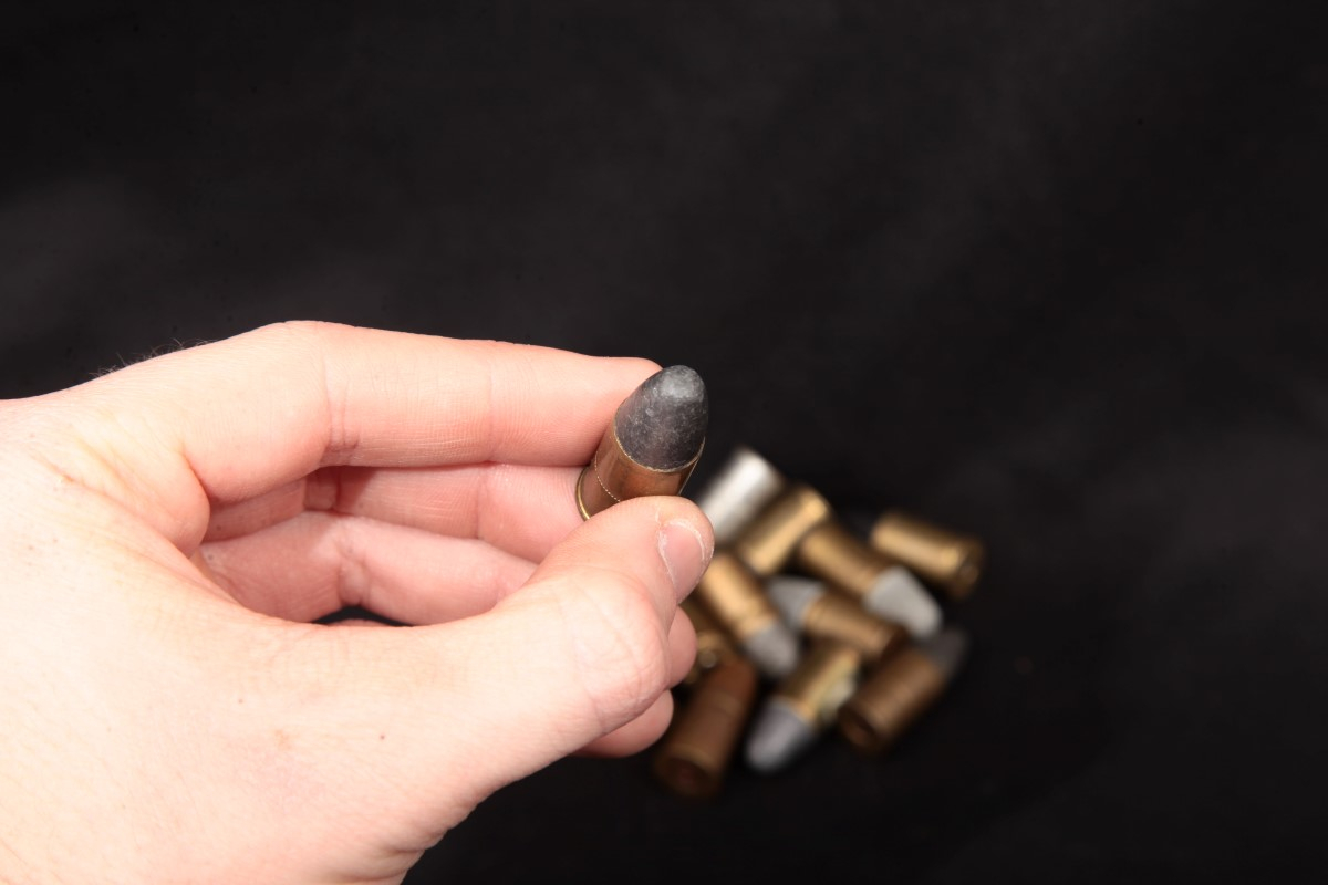 13x .455 Webley Mixed Brands Vintage Ammunition Mixed Jrn & Lead Rn ...