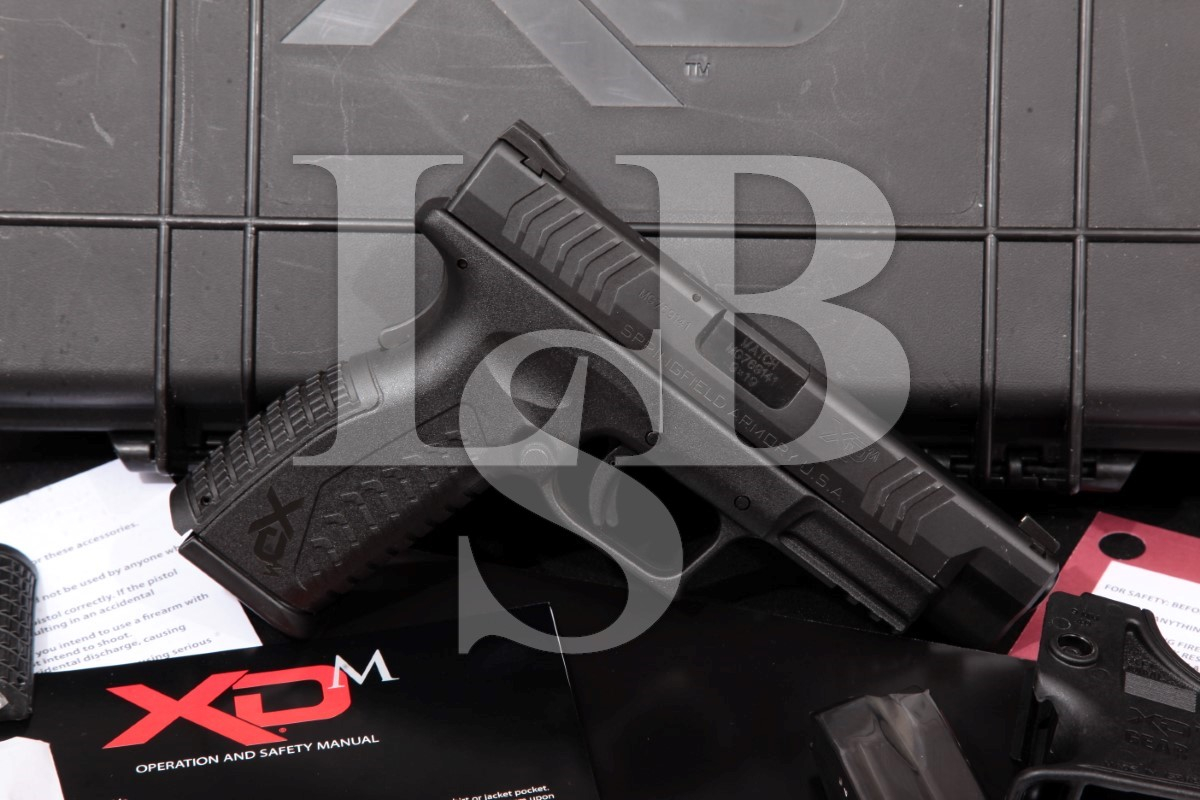 Springfield Armory Model Xdm-9 Xdm9 Xd(M) Xdm9201hcsp, Black 4.5 ...