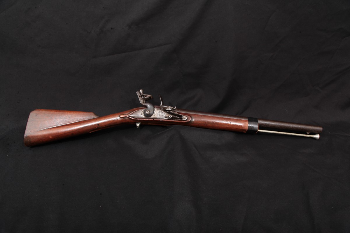 Incomplete Flintlock Musket, Steel 16" Single-Shot Muzzle-Loading Half ...