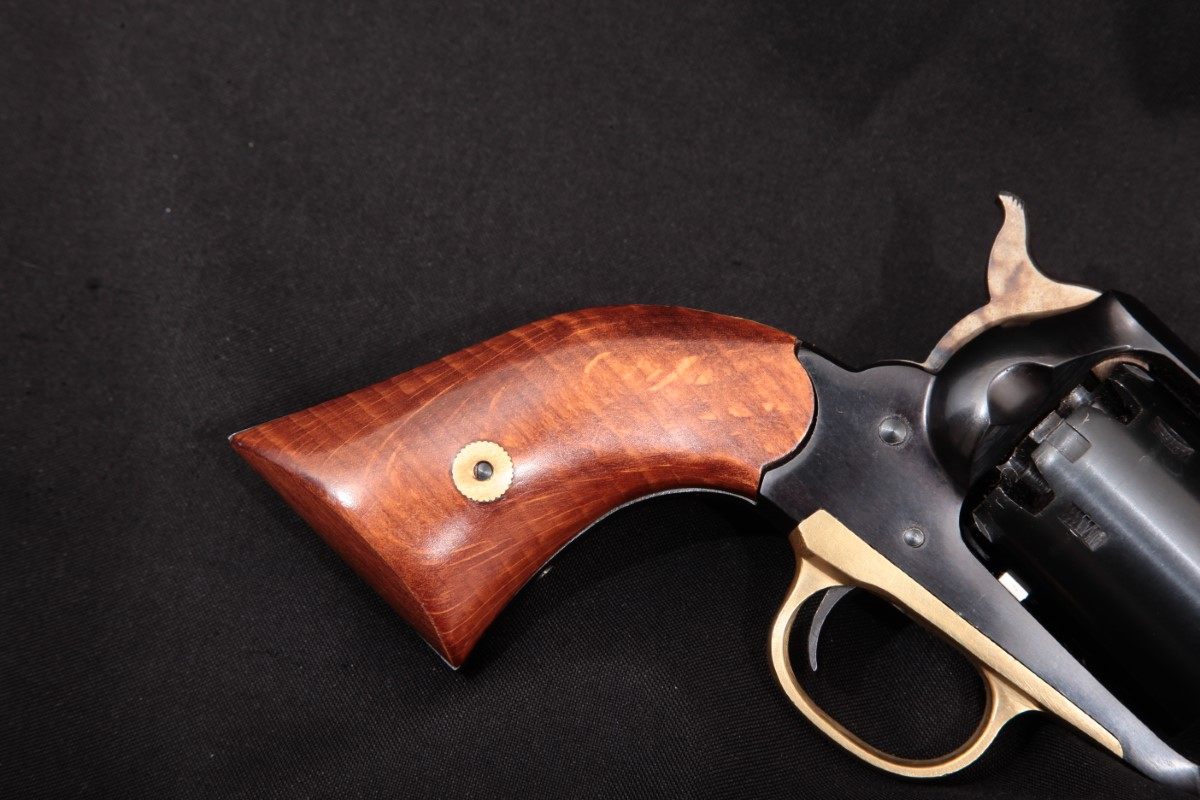 Armi San Marco Asm Model 1858, Blue & Brass 8" Single Action Black ...