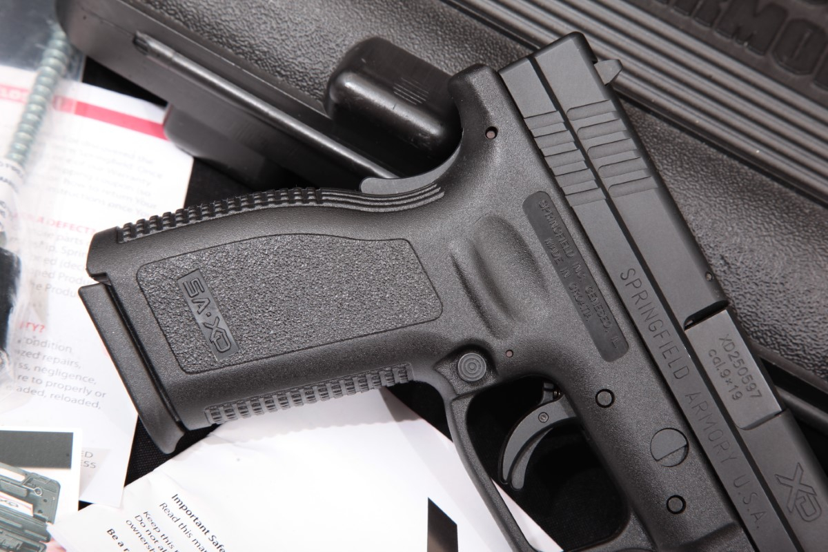 Springfield Armory Model Xd-9 Xd9 Xtreme Duty Xd9101, Black 4" Striker ...