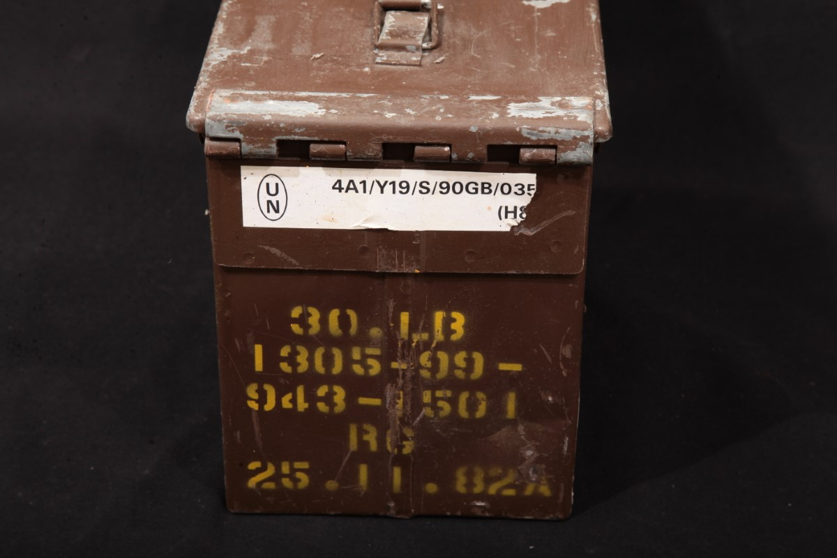 350x 7.62mm Ball L2a2 Ammunition British Military Ammo In Can .308 Fmj ...