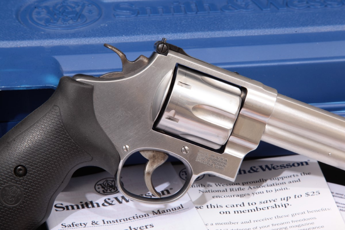 Smith & Wesson S&W Model 629-6 Classic 163638a, Stainless 6 1/2" 6-Shot ...