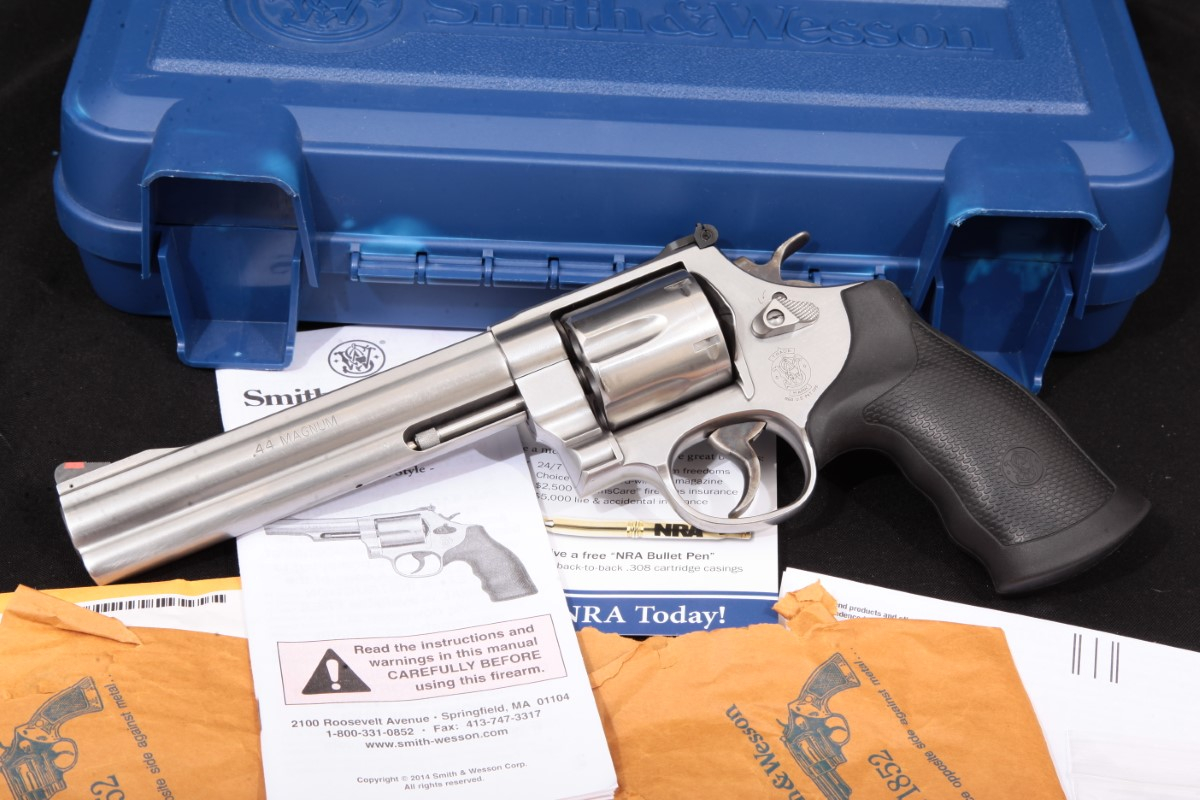 Smith & Wesson S&W Model 629-6 Classic 163638a, Stainless 6 1/2" 6-Shot ...