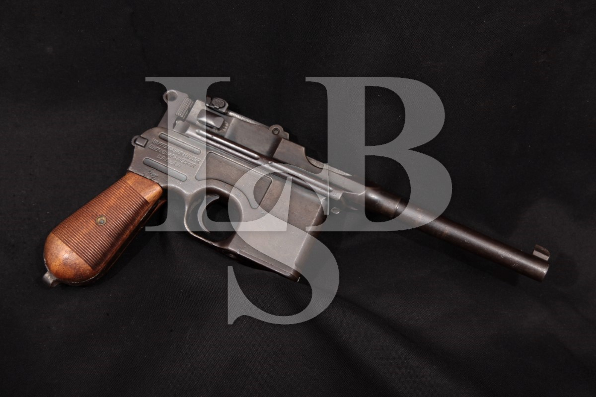 Mauser C96 C-96 Broomhandle Early Model 1930, Blue 5.2 Fixed Magazine ...