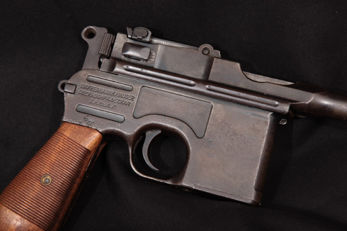 Mauser C96 C-96 Broomhandle Early Model 1930, Blue 5.2 Fixed Magazine ...