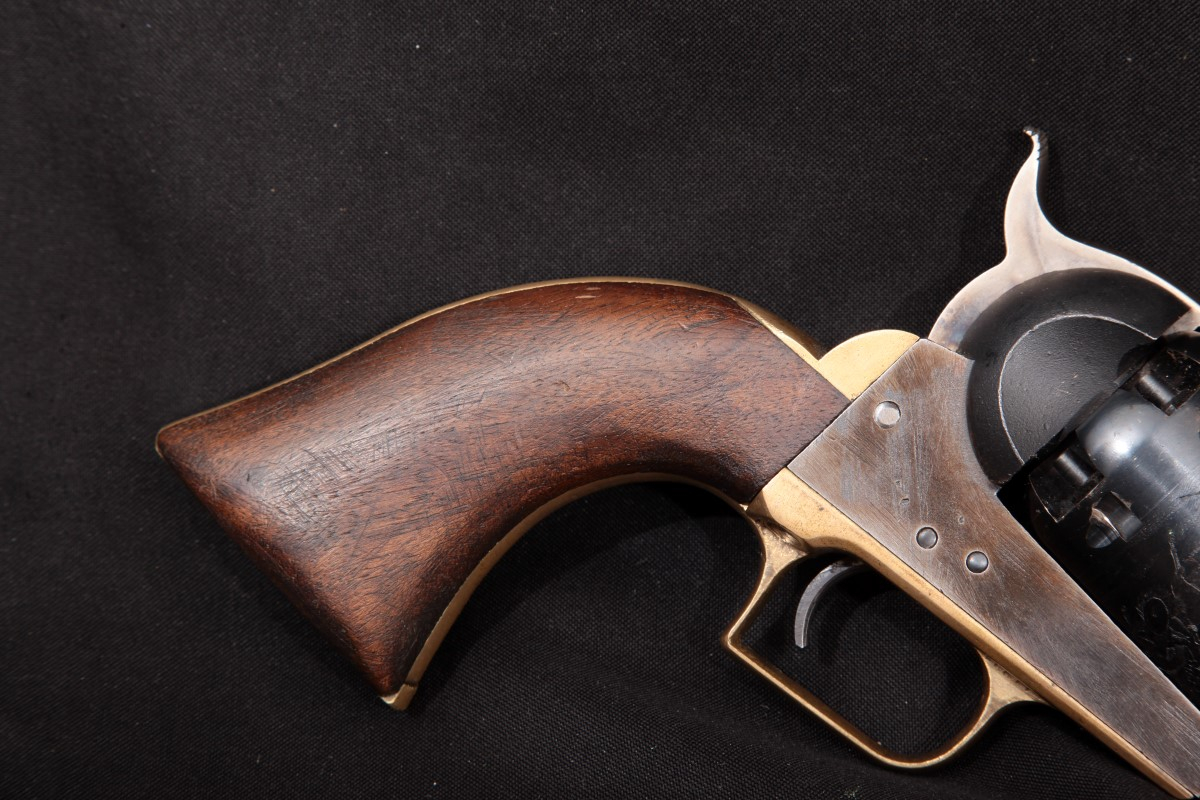 Armi Sport Asm Model 1848 Dragoon, Blue & Brass 7 1/2" Single Action ...