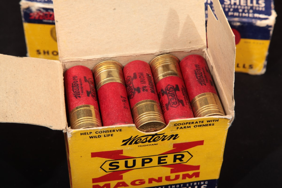 137x 12 Gauge Vintage Western Ammunition Mixed Mag. & Max Load Mixed ...