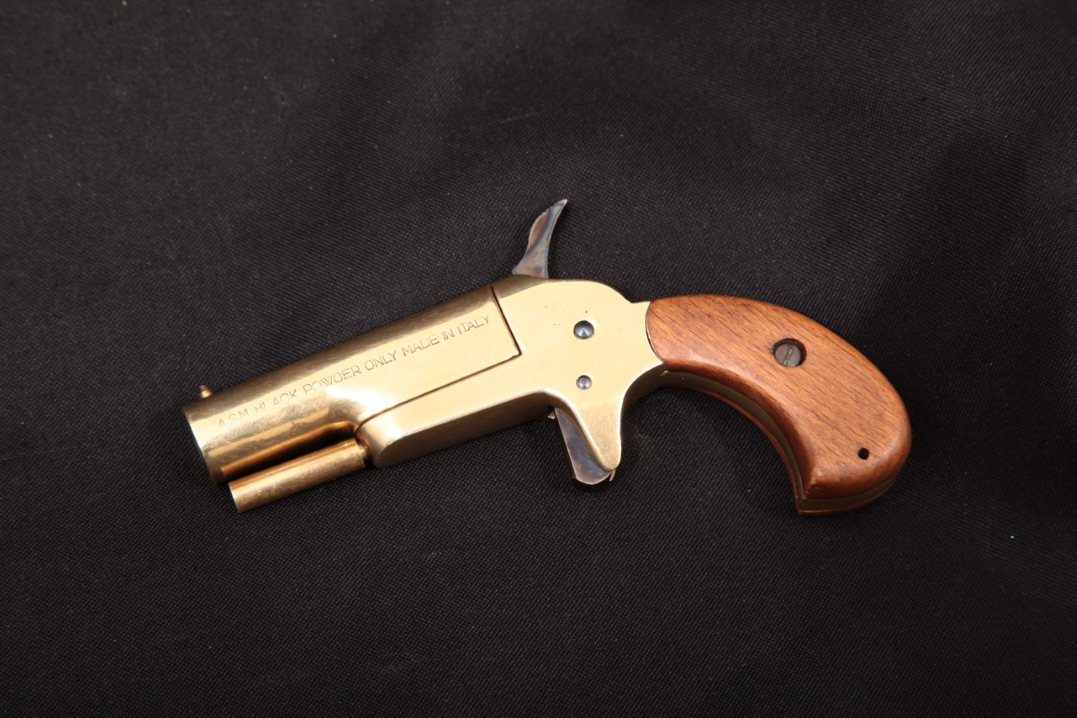 Armi San Marco Connecticut Valley Arms Vest Derringer, Brass 2" Single ...