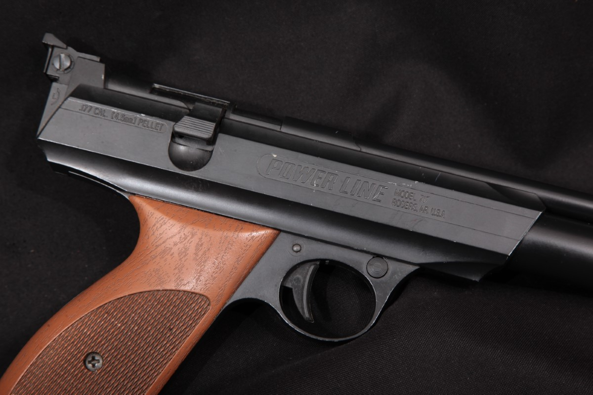 Daisy Powerline Model 717, Black 10" Side Lever Spring Powered Single ...