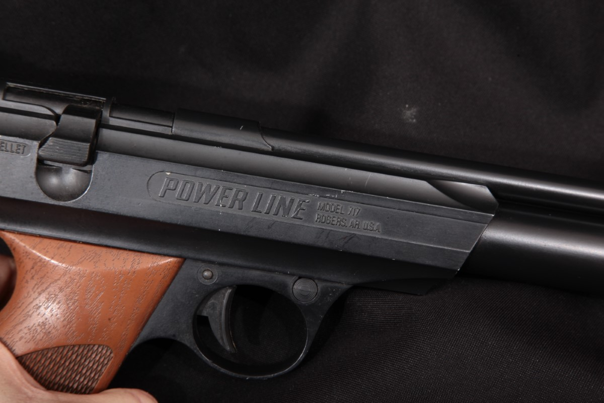 Daisy Powerline Model 717, Black 10" Side Lever Spring Powered Single ...