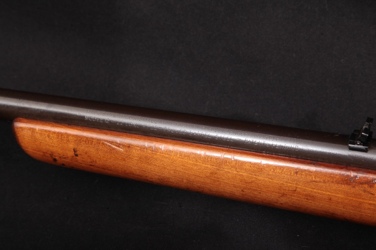 Lithgow Small Arms Factory Lithgow Saf Model 12 Slazenger Repeater ...