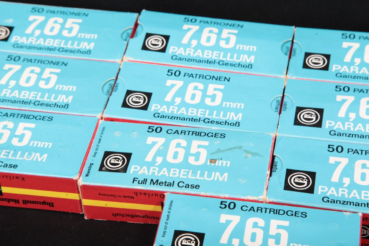 648x 7.65x21mm Parabellum Geco Ammunition Magnetic Fmj Bullets .30 ...
