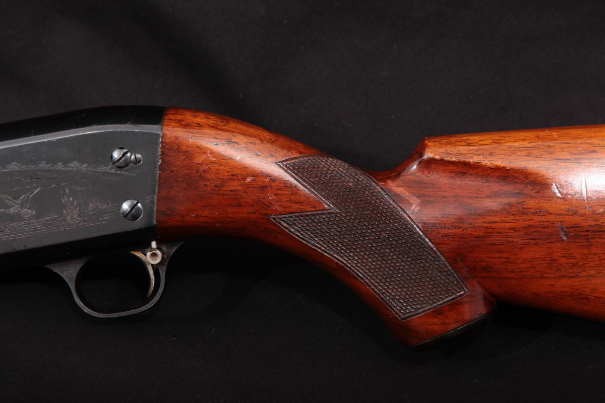 Ithaca Gun Co Early Model 37, Blue 30" Bottom-Ejecting Pump/Slide ...