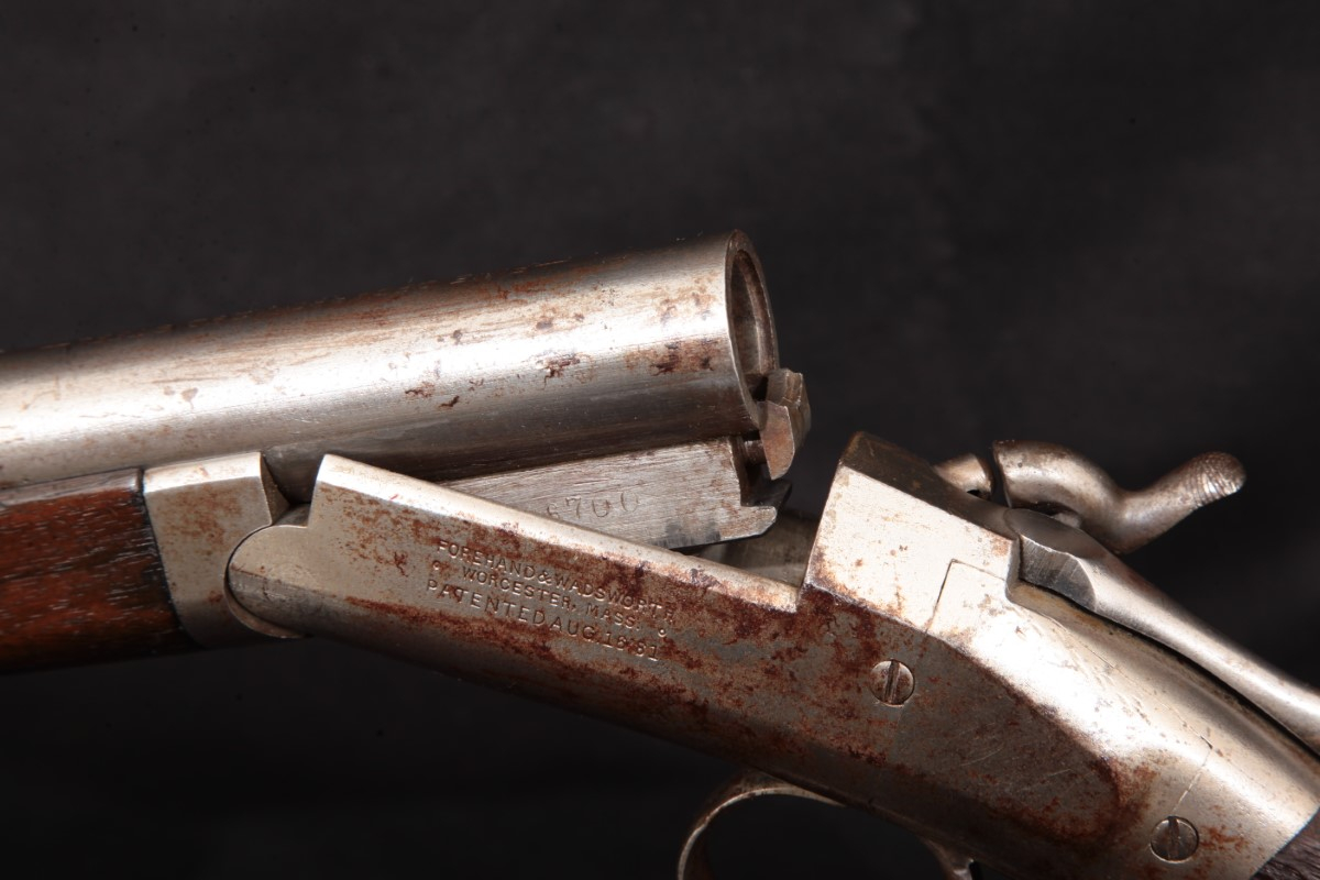 Forehand & Wadsworth Single Barrel Shotgun, Unfinished 30" Top Break ...