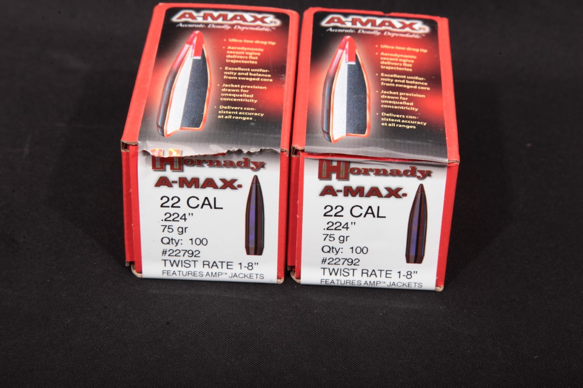 700x .22 Caliber Hornady & Varmint Nightmare Bullets .50 & 75 Gr ...