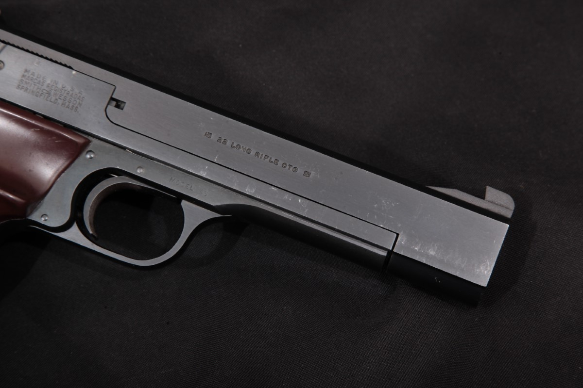 Smith & Wesson S&W Model 46 .22 Rimfire Target Economy Model, Blue 5 1/ ...