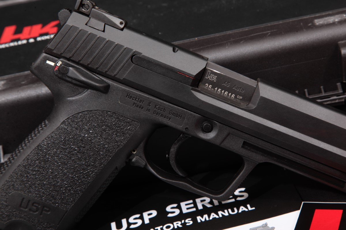 Heckler & Koch H&K Hk Model Usp45 Usp-45 Expert V1, Black 5.2" Sa/Da ...