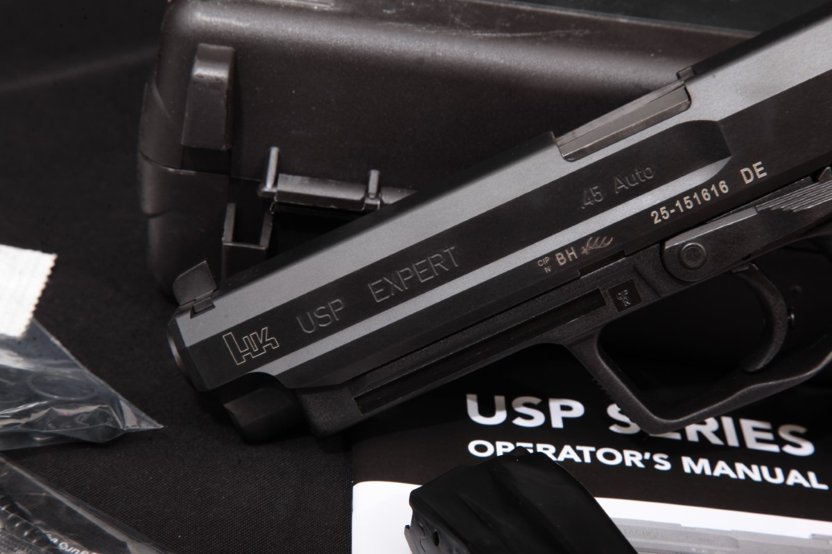 Heckler & Koch H&K Hk Model Usp45 Usp-45 Expert V1, Black 5.2" Sa/Da ...