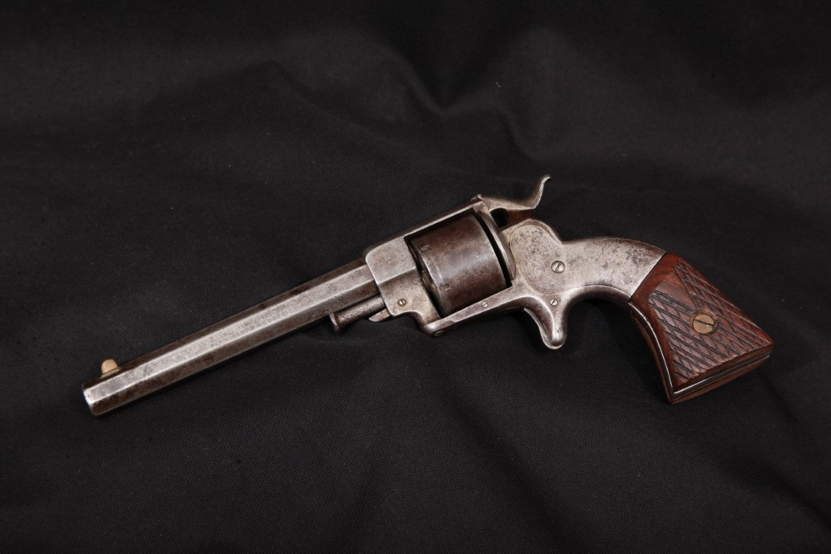 Allen & Wheelock 2nd Model 32 Rimfire Sidehammer Revolver, Blue 5 ...