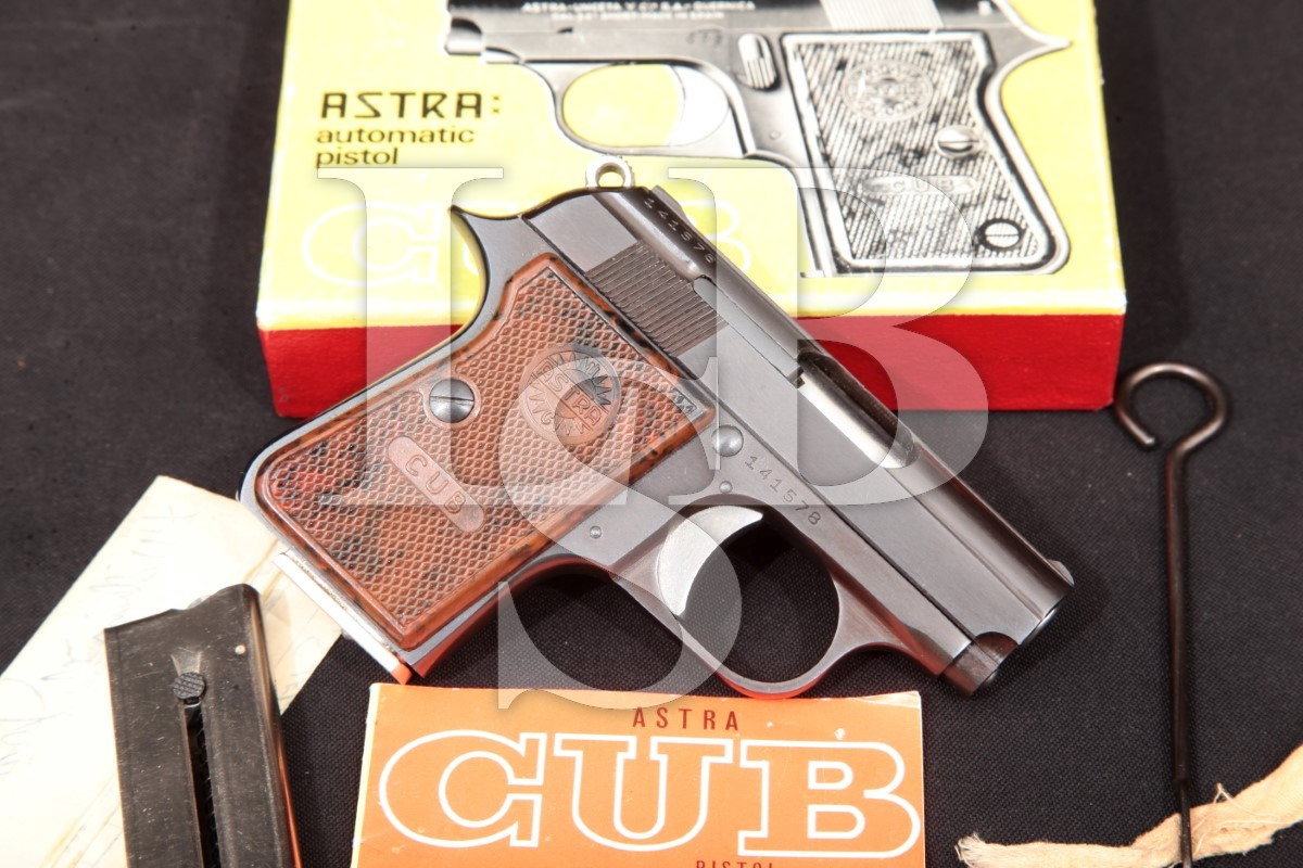 Astra-Unceta Model 2000 Cub Like Colt Jr., Blue 2 1/4" Single-Action Semi-Automatic Pocket ...