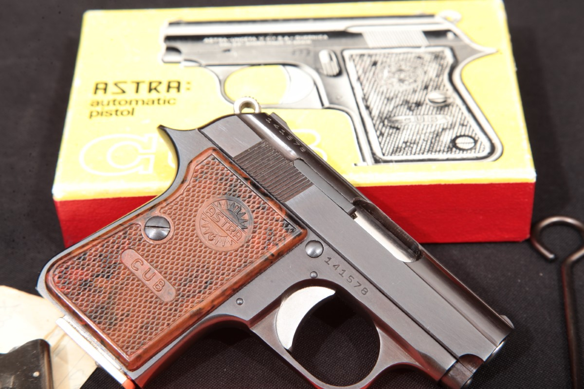 Astra-Unceta Model 2000 Cub Like Colt Jr., Blue 2 1/4" Single-Action ...