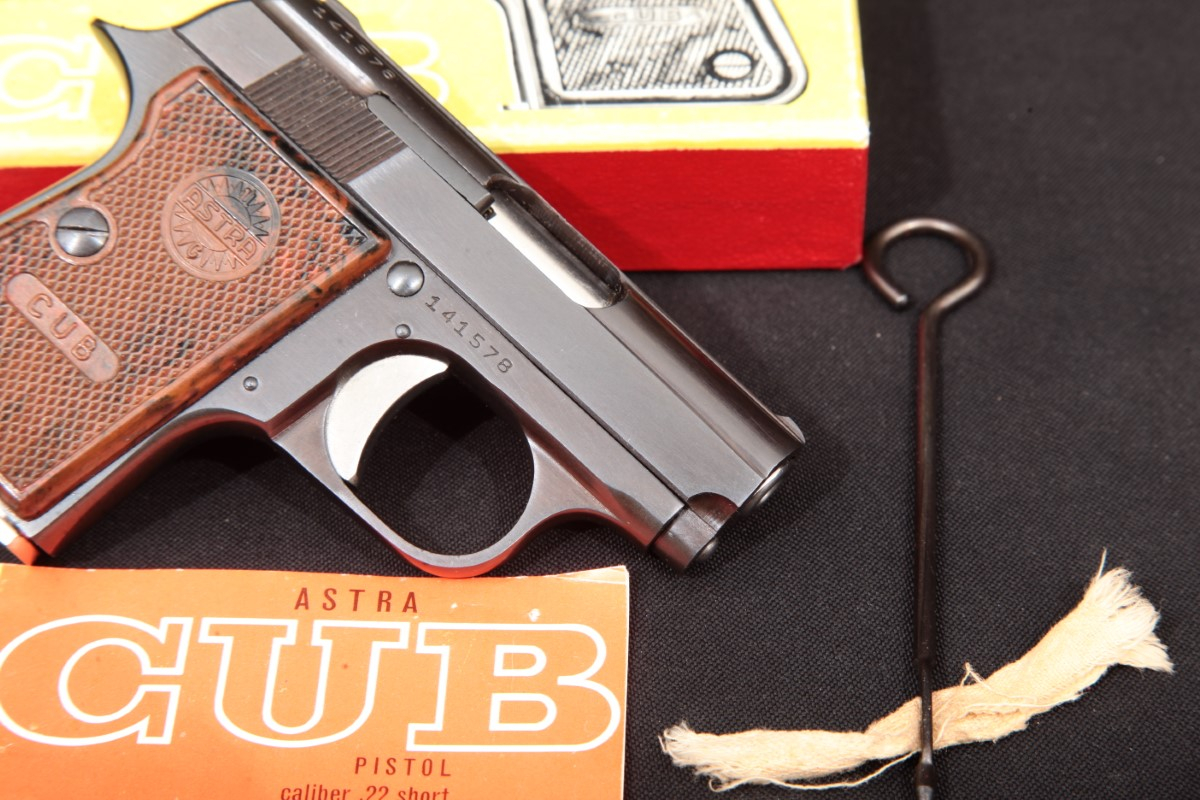 Astra-Unceta Model 2000 Cub Like Colt Jr., Blue 2 1/4" Single-Action Semi-Automatic Pocket ...