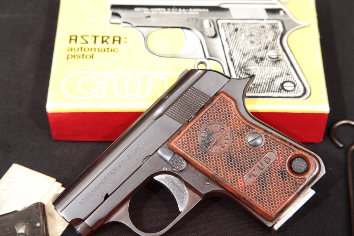 Astra-Unceta Model 2000 Cub Like Colt Jr., Blue 2 1/4" Single-Action Semi-Automatic Pocket ...