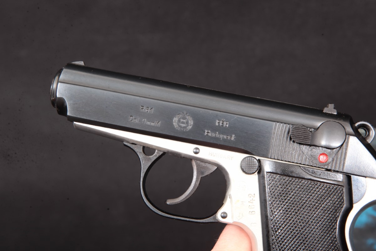 Feg Hungarian Model R61 Like Walther Ppk, Blue & Alloy 3 3/8" Sa/Da ...