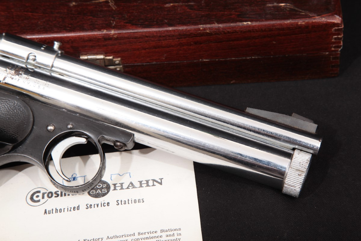 Crosman Model 150 Medalist Pellgun Pistol, Chrome 6" Co2 Single Shot ...