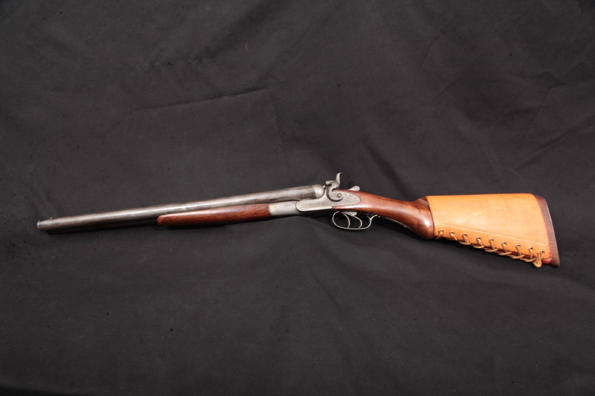 China Cimarron Model 1878 Coach Gun, Blue 20" External Hammer Sxs Side ...