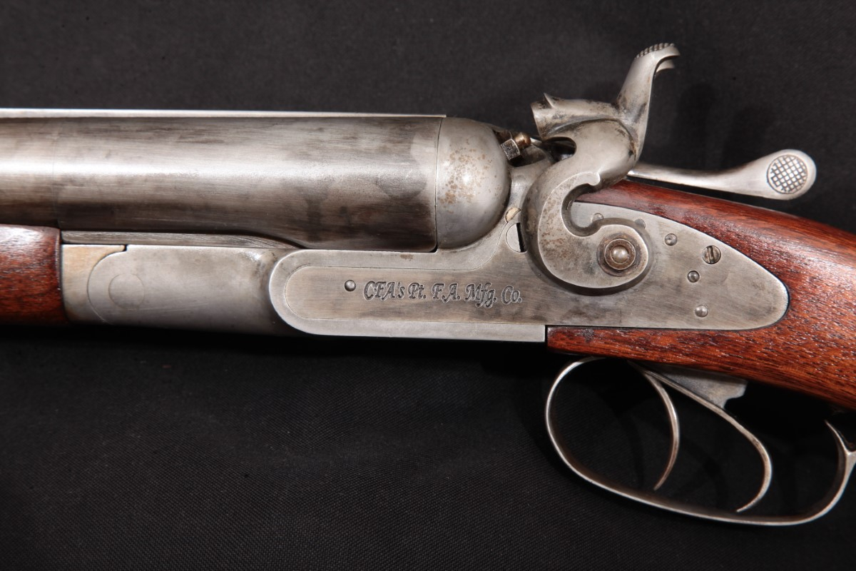 China Cimarron Model 1878 Coach Gun, Blue 20" External Hammer Sxs Side ...