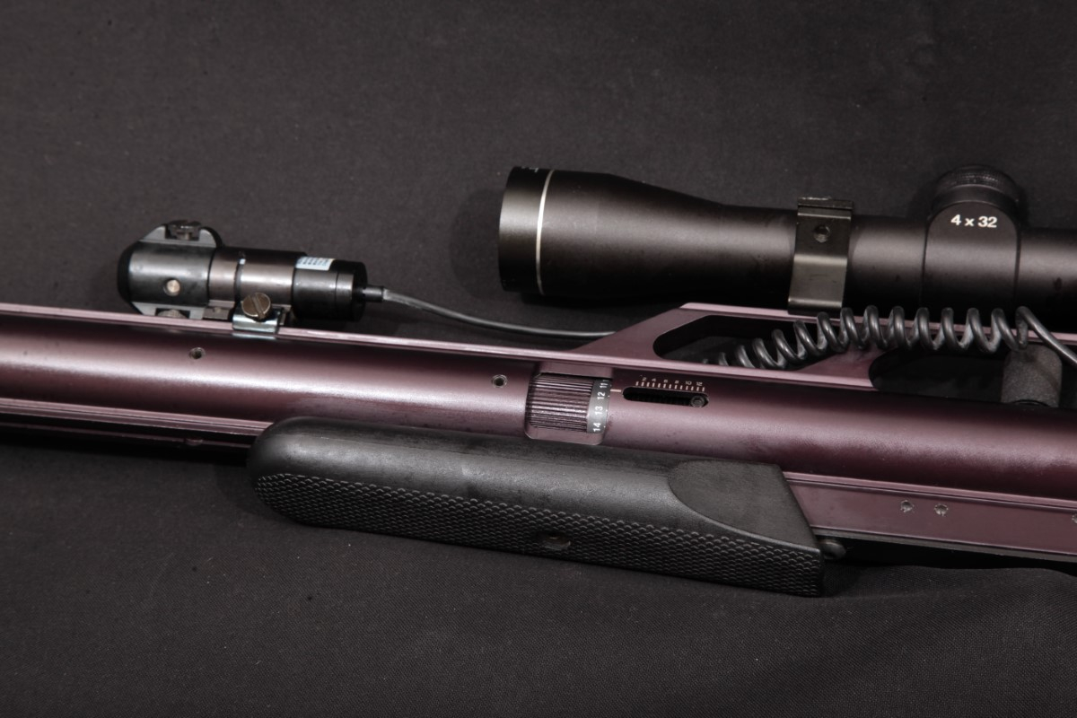 Model R0401, Blue 24" Single Shot Bolt Action Hpa Powered Air Rifle ...